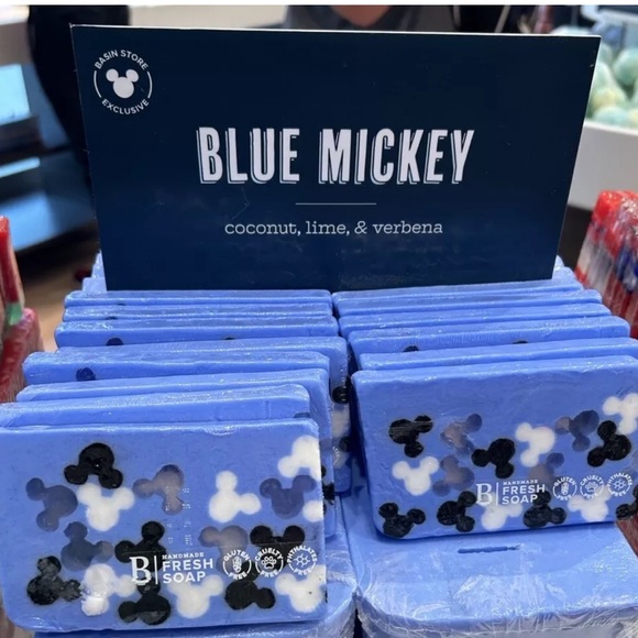 Disney | Bath & Body | Disney Parks Basin Blue Mickey Mouse Soap New ...
